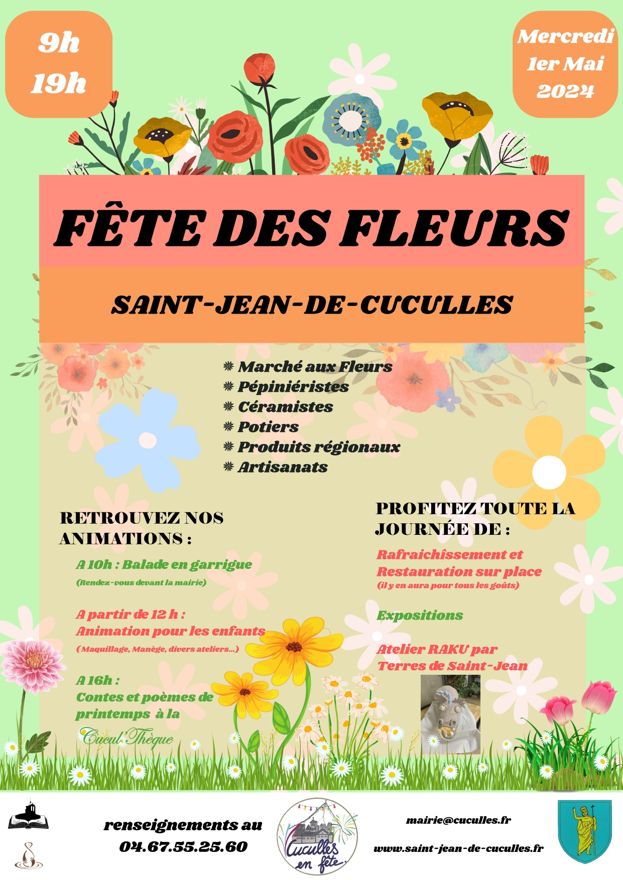 Fête des fleurs à St -Jean -de- Cuculles – Saint-Vincent-de-Barbeyrargues
